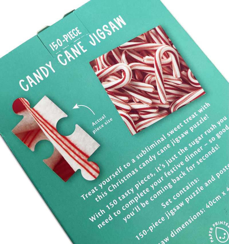 Candy Cane Jigsaw – 150 Pieces – Wearenotashop