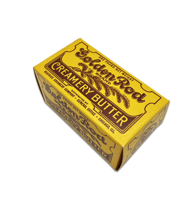 Vintage American ‘Golden Rod Creamery Butter’ Box – Circa 1930s ...