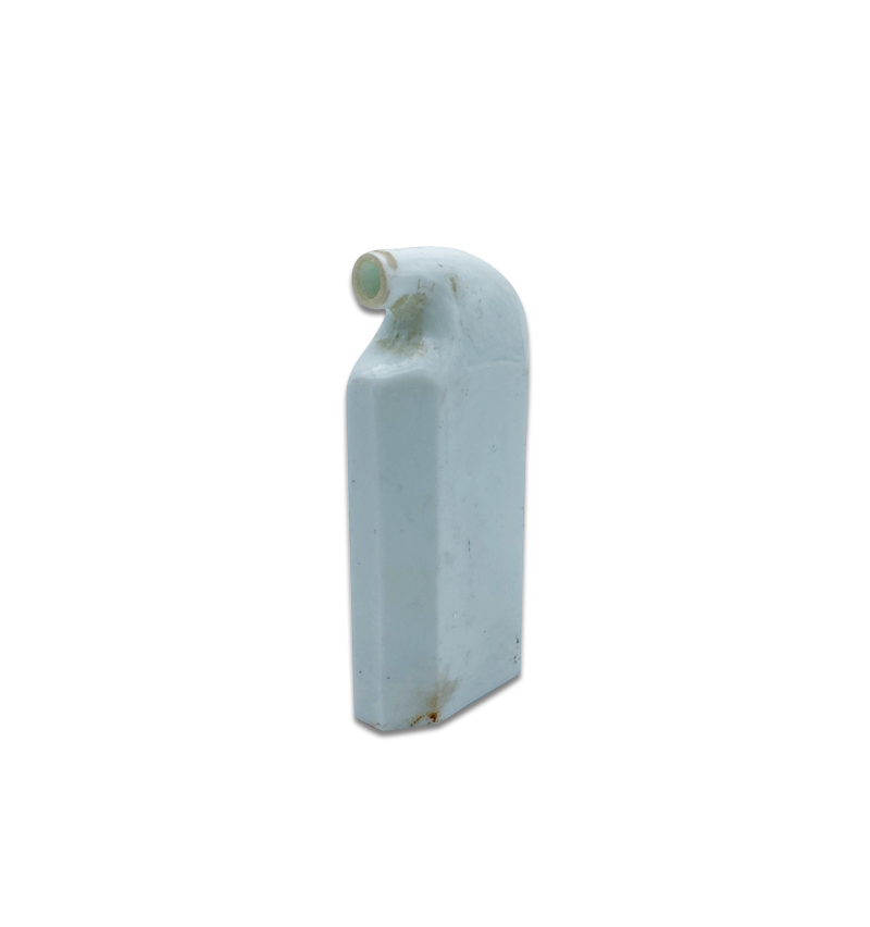 Odol Tooth Powder Bottle In Milk Glass – Circa 1890 – Wearenotashop