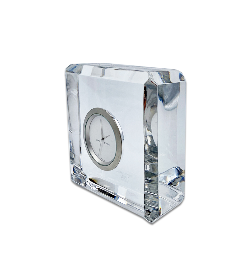 Vintage Jasper Conran At Stuart Crystal Desk / Table Clock – Circa Late ...