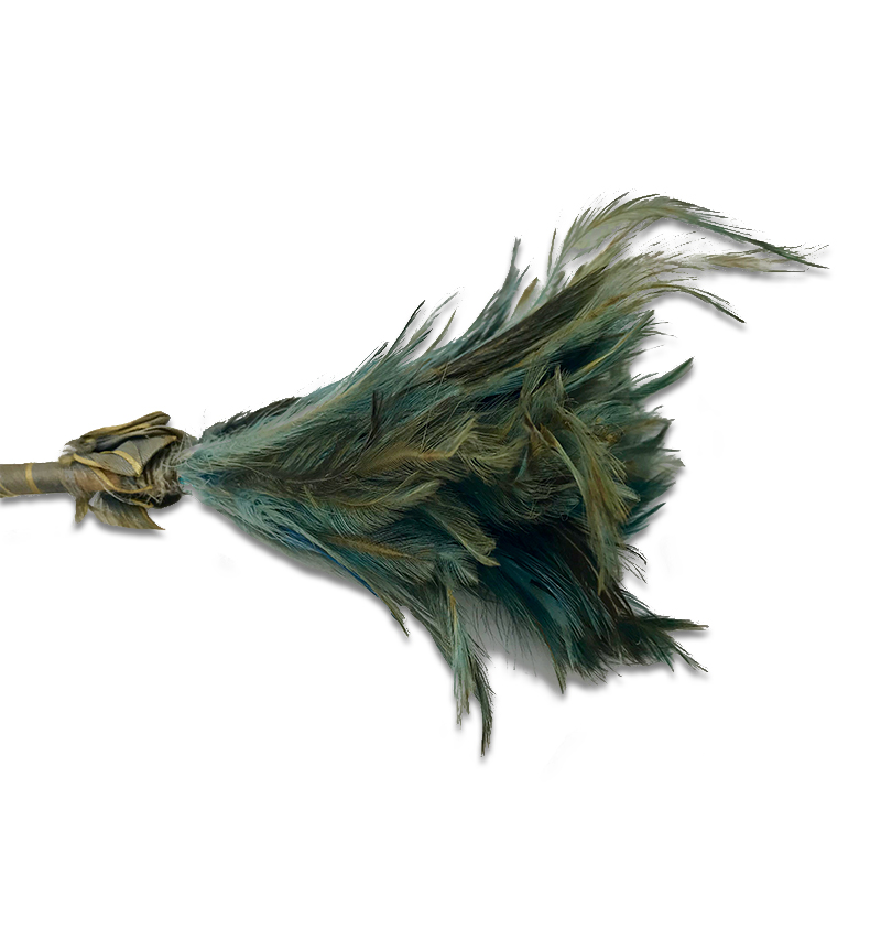 Antique French Feather Duster With Porcelain Head – Wearenotashop
