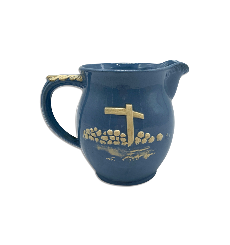 Vintage Hand Painted Blue And White Pitcher / Jug From Dartmouth ...